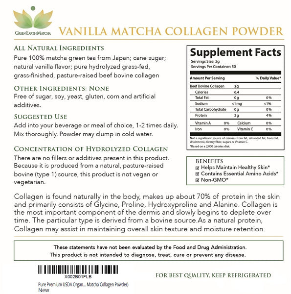 Vanilla Matcha (30g) – Green Earth Matcha